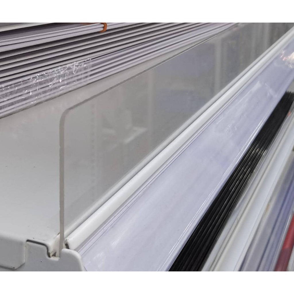 (5pcs) 3'/4' ft x 7cm Acrylic Transparent Clear Stopper for Gondola ...