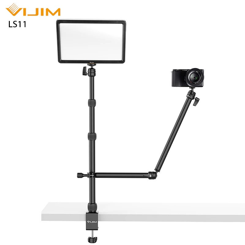 ULANZI VIJIM LS11 Desk Table Clamp Camera Mount Light Stand Boom Arm ...