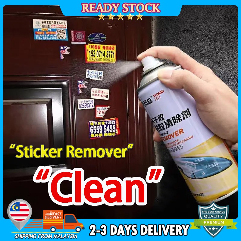 Sticker Remover Spray Remove Sticker Double Tape Road tax Spray ...