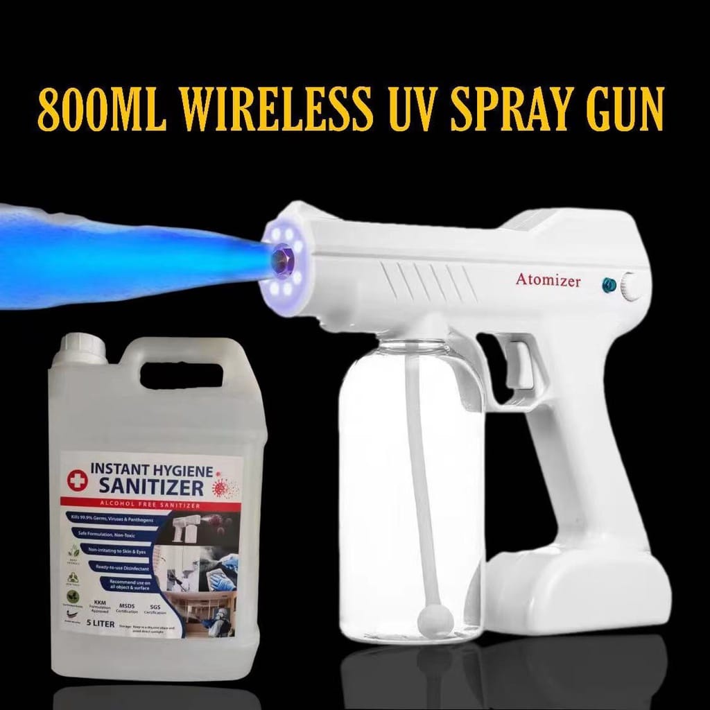 【Ready Stock】Fogging Machine Fogging Gun 1500W Sterilize Machine ...
