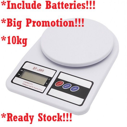 SF400 Kitchen Digital scales 10kg electronic scales weight scale food baking scales High ...