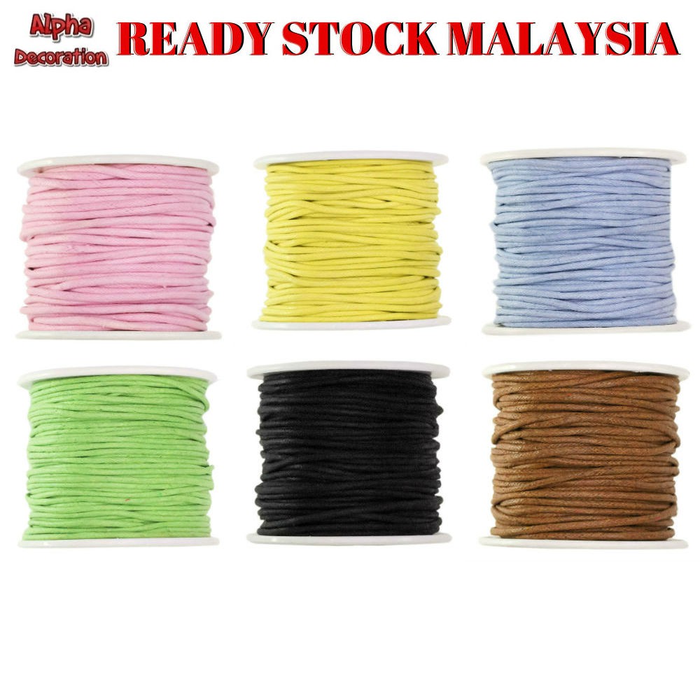 💥READY STOCK💥20 Meter 2mm Cotton Cord String for DIY Crafting | Shopee ...