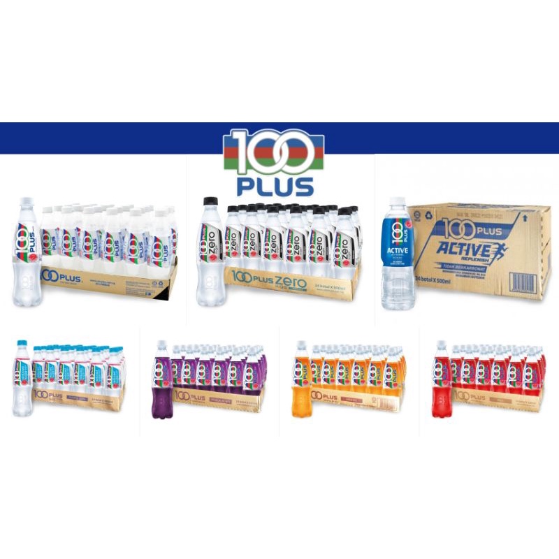 [TKM] 500ml x 24 Bottles 100Plus Isotonic Drink | Shopee Malaysia