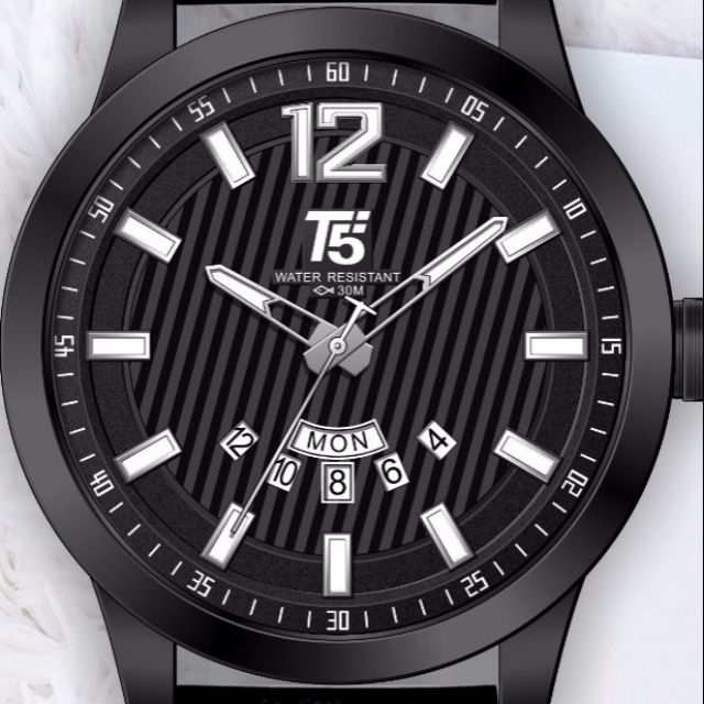 New Stock🔥🔥 T5 Analogue Watch 13/8.4 Black Design | Shopee Malaysia