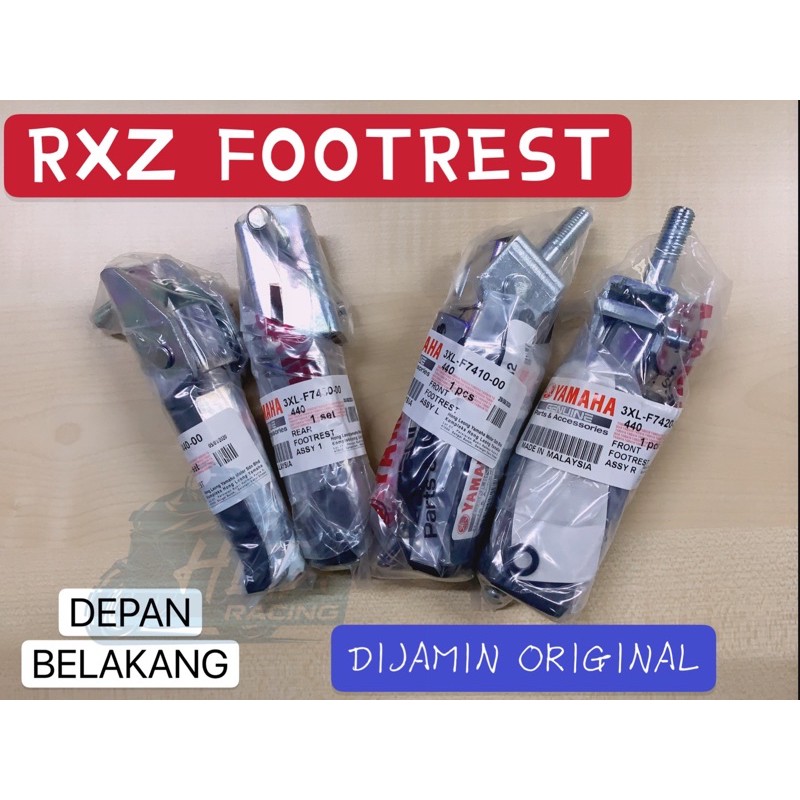 [100% ORIGINAL] RXZ FOOTREST FRONT SETS & REAR SETS 3XL | Shopee Malaysia