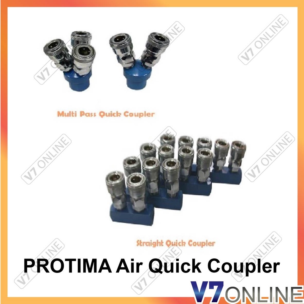 PROTIMA Air Quick Coupler / Multi Pass Quick Coupler / Straight Quick ...
