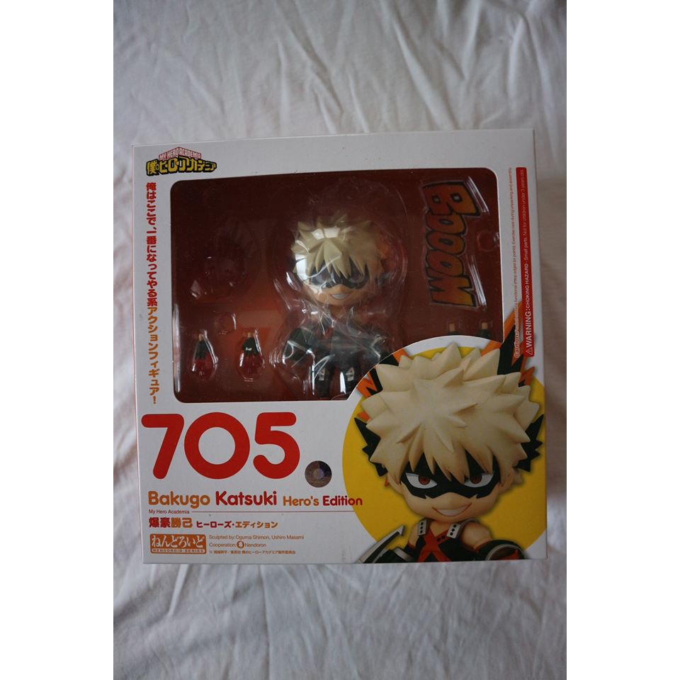 Nendoroid #705 My Hero Academia Bakugou Katsuki Hero's Edition | Shopee ...
