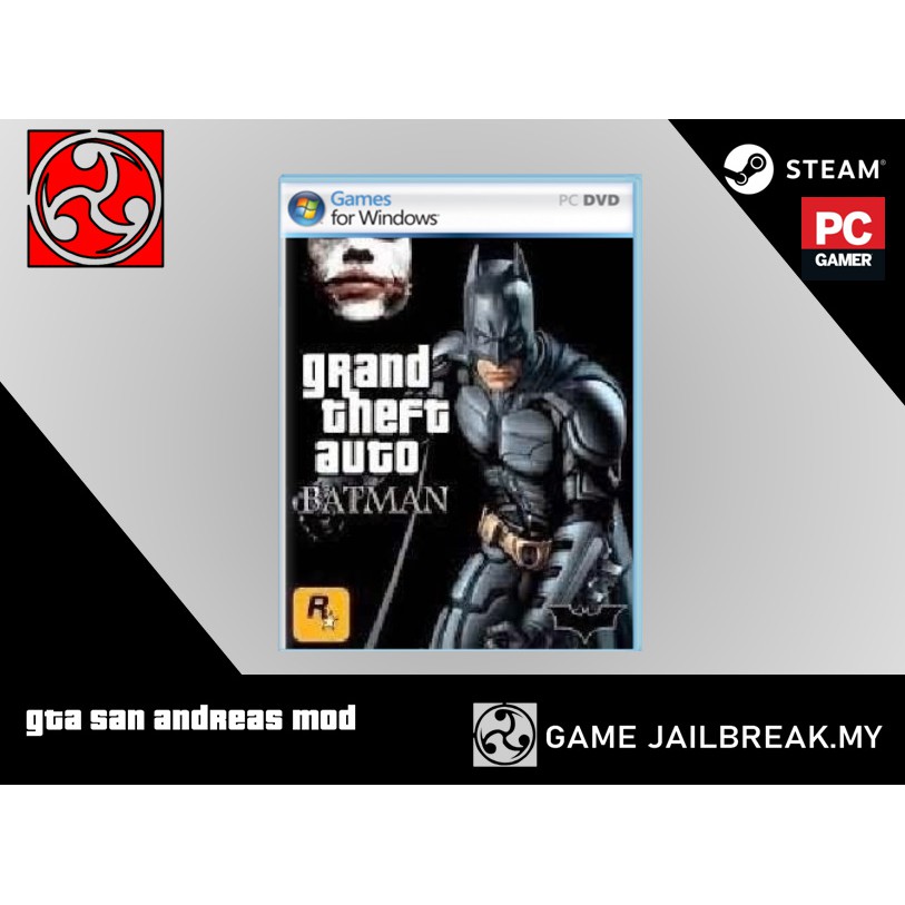 Windows PC Game Grand Theft Auto Batman (SAN ANDREAS MOD) Digital ...