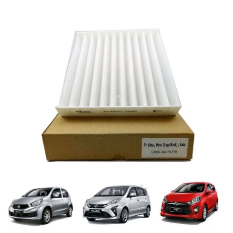 PERODUA MYVI LAGI BEST /MYVI NEW /ALZA /AXIA /BEZZA CABIN FILTER ...