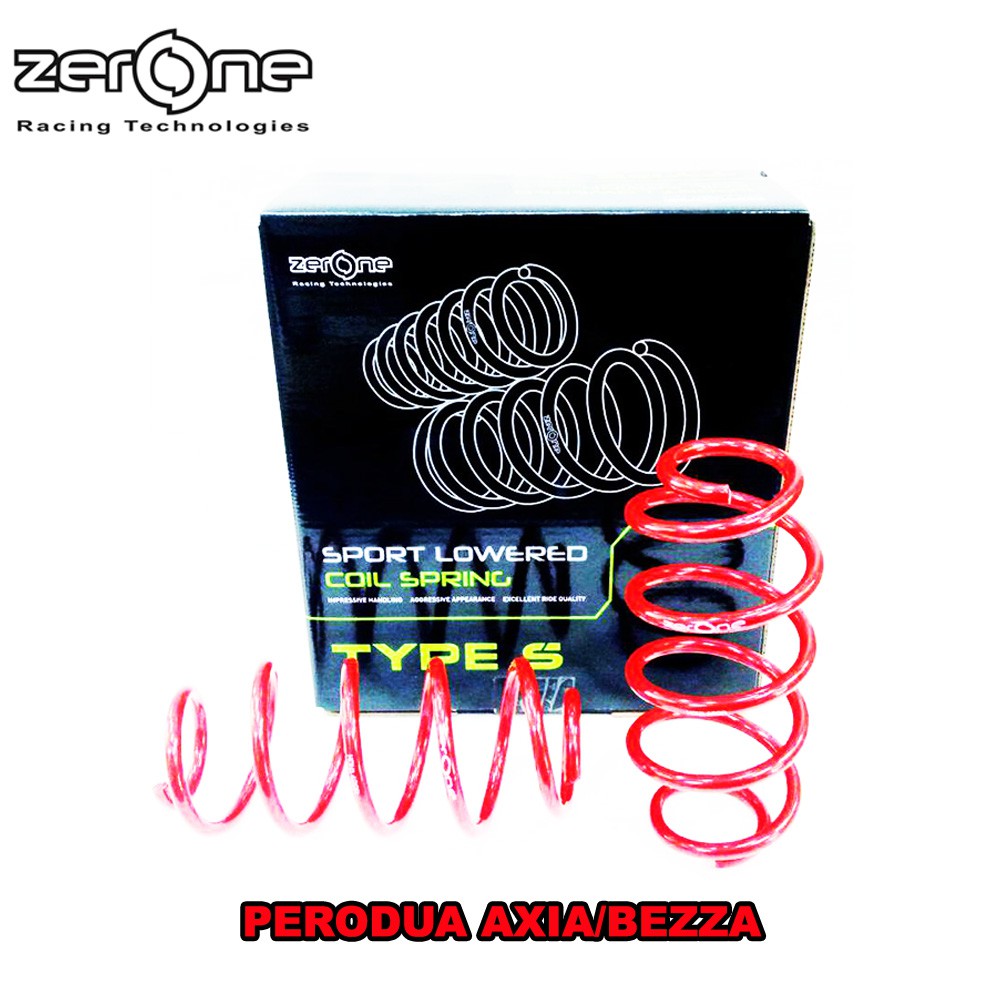 PERODUA AXIA/BEZZA-ZERONE TYPE S SPORT SPRING | Shopee Malaysia