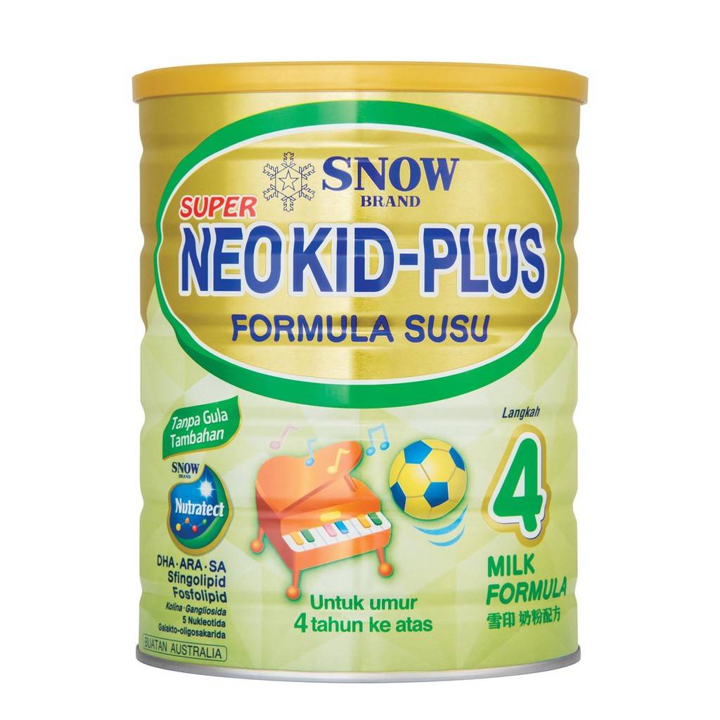 SUSU FORMULA NEO KID LANGKAH 4(4TAHUN KE ATAS)Snow Brand Super Neo Kid ...