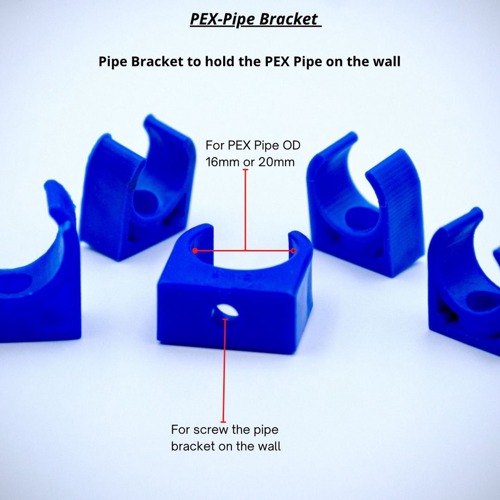 Push Fit PF-PEX Pipe Bracket | Domestic Water Pipe I Renovation Pipe ...