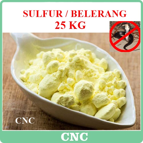 25kg Sulfur Powder Belerang Sulphur Snake Repellent Ubat Penghalau ...