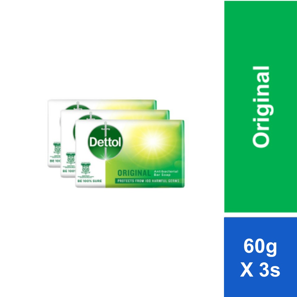 Dettol Body Soap Original 60g x 3s | Shopee Malaysia