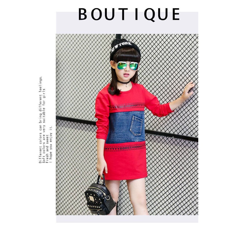 long shirt Red long Sleeve for kids girl dress | Shopee Malaysia