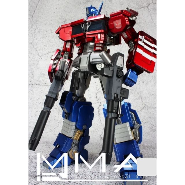 MMA - Optimus Prime with motorcycle(IDW)(24cm of height)(bike length at ...