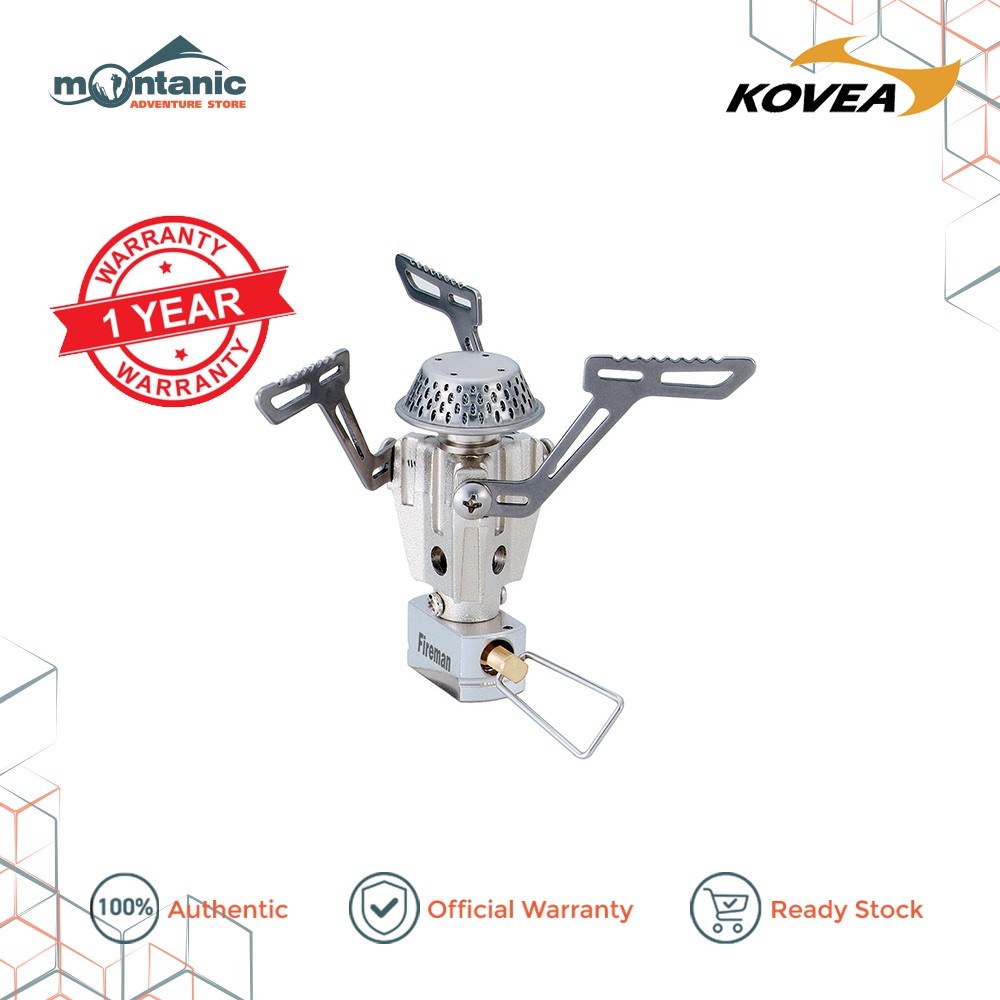 Kovea Fireman Camping Gear Portable Outdoor Picnic Camping Gas Stove Camping Cookware | Shopee ...