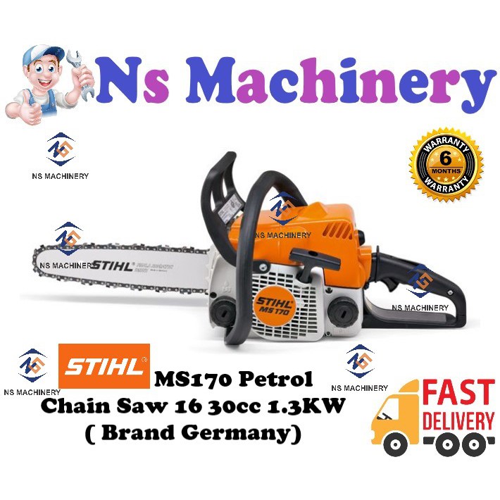STIHL MS170 Chain Saw 16" ( BRAND Germany) | Shopee Malaysia