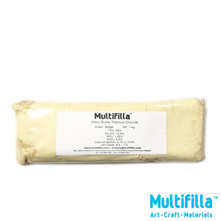 Hitox Rutile Titanium Dioxide 1kg | Shopee Malaysia