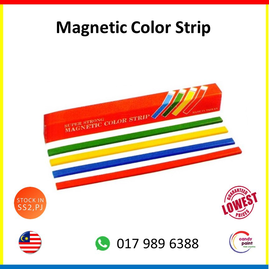 Super Strong Magnetic Color Strip Magnet Bar Soft Magnet for Whiteboard ...