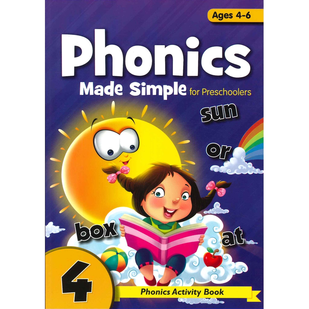 PHONICS MADE SIMPLE FOR PRESCHOOLERS ( AGES 4-6 ) BOOK 4 | Shopee Malaysia