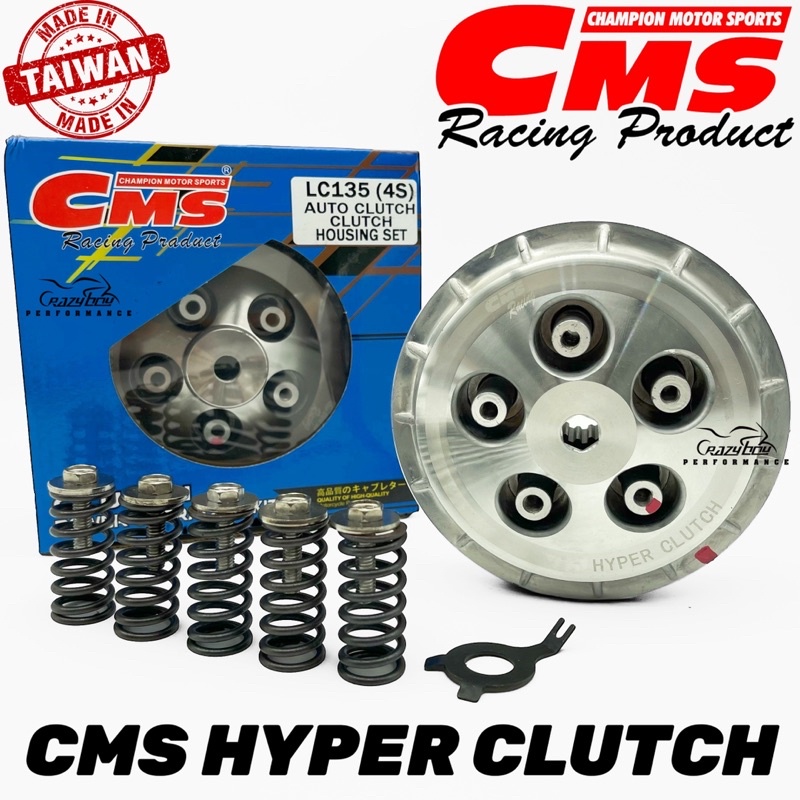 CMS RACING 100% ORIGINAL HYPER CLUTCH Y15ZR LC135 4S AUTO 5S EX5 DREAM W100 RS150 RS150R 100% ...