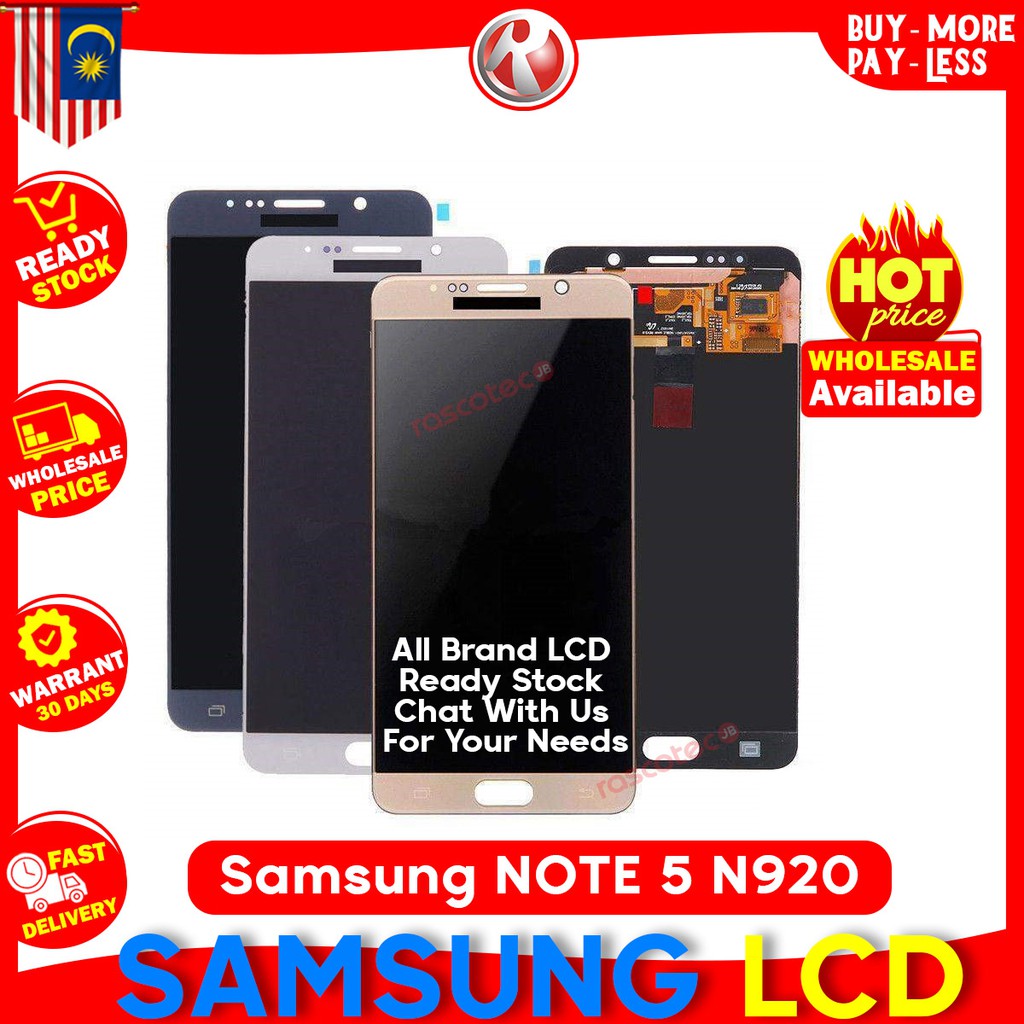Samsung Galaxy NOTE 5 N920 N9208 / Samsung NOTE5 LCD With Touch Screen ...
