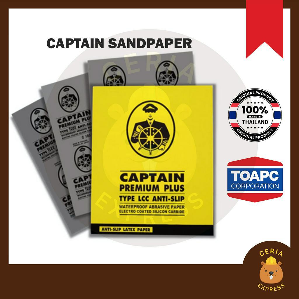 💥WHOLESALE💥 CAPTAIN Waterproof Sand Paper Abrasive / Kertas Pasir / 砂纸 ...
