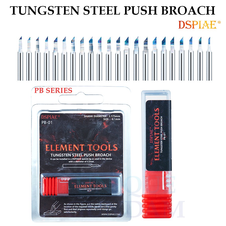 DSPIAE PB SRIES Tungsten Steel Panel Line Scriber Push Broach MODEL KIT ...