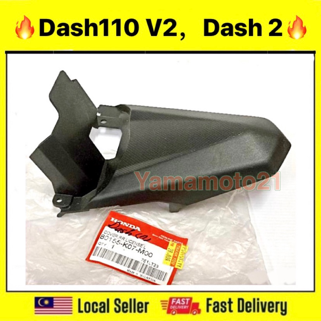 Ori Honda Wave Dash110 V2 Dash 110 V2 New Rear Fender Lamp License Lesen Cap Cover Lamp Light ...