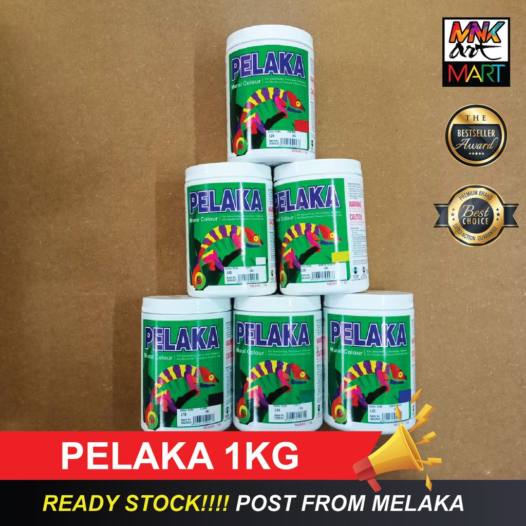READY STOCK - PELAKA MURAL COLOUR 1KG - MNK | Shopee Malaysia