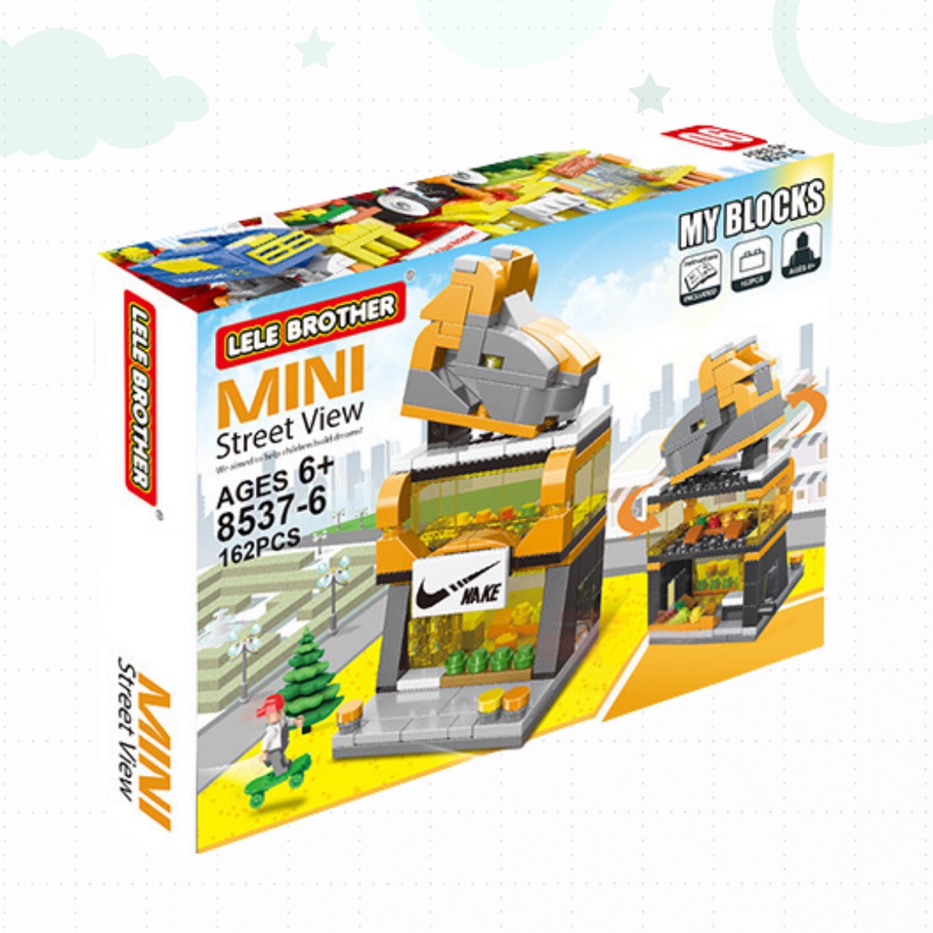 Lego Toys Sembo Block Mini Street Sembo Block Building Blocks Lego ...