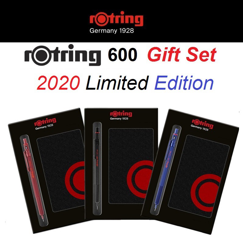 rOtring 600 Gift Set Special Color Edition Full Metal Drafting Pencil ...