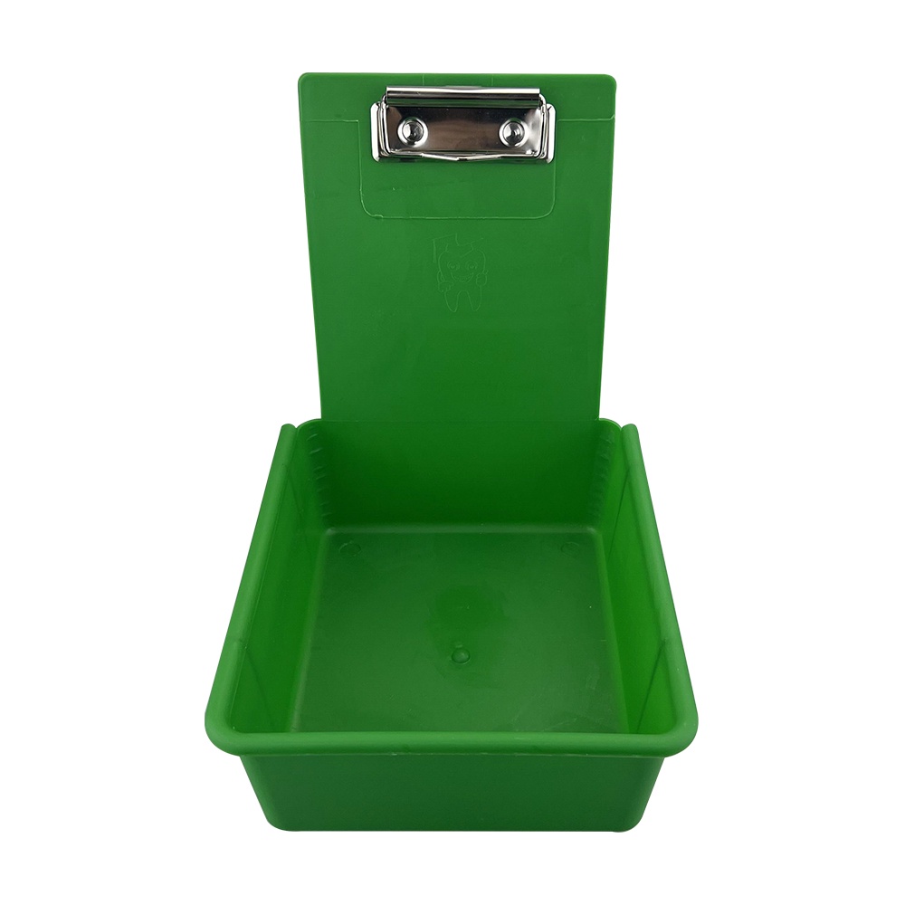 Dental Lab Work Pans Durable Work Tray Box Storage Case With Metal Clip ...