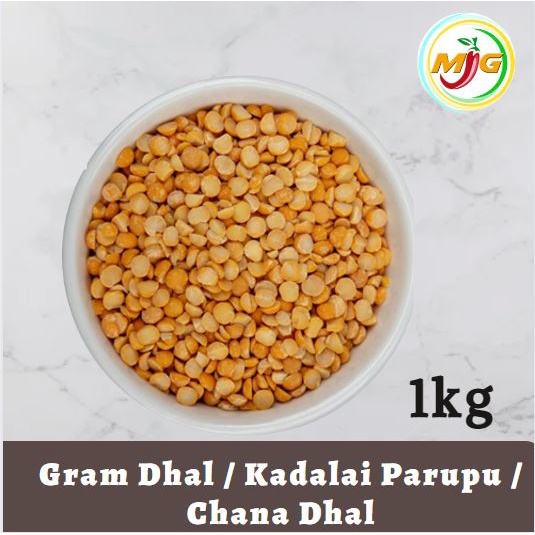 Gram Dhal / Kadalai Parupu / Chana Dhal / Kacang Dhal- 1kg & 500g ...