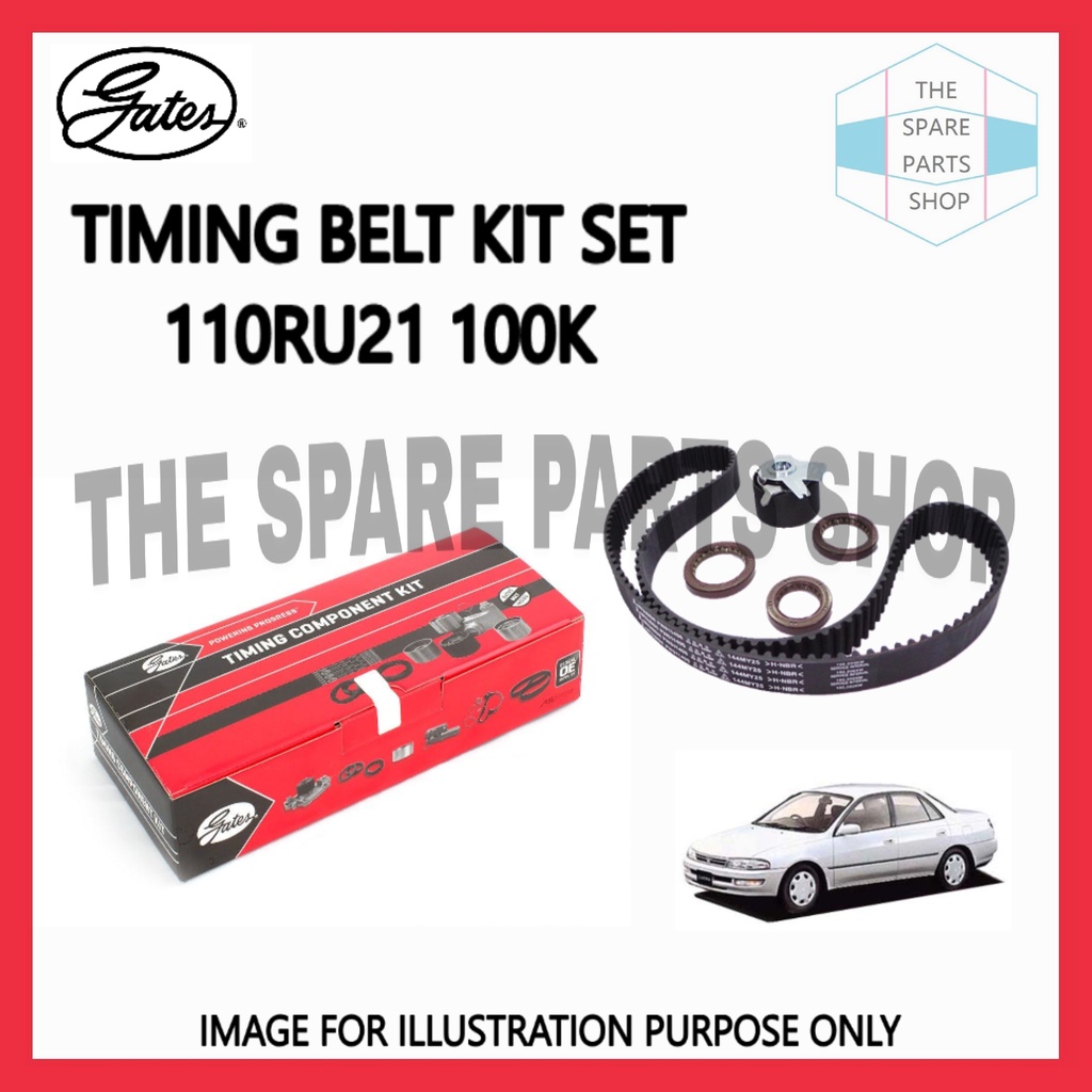 TOYOTA LIVINA CARINA COROLLA 4AGE 110RU21 TIMING BELT SET 100,000KM ...
