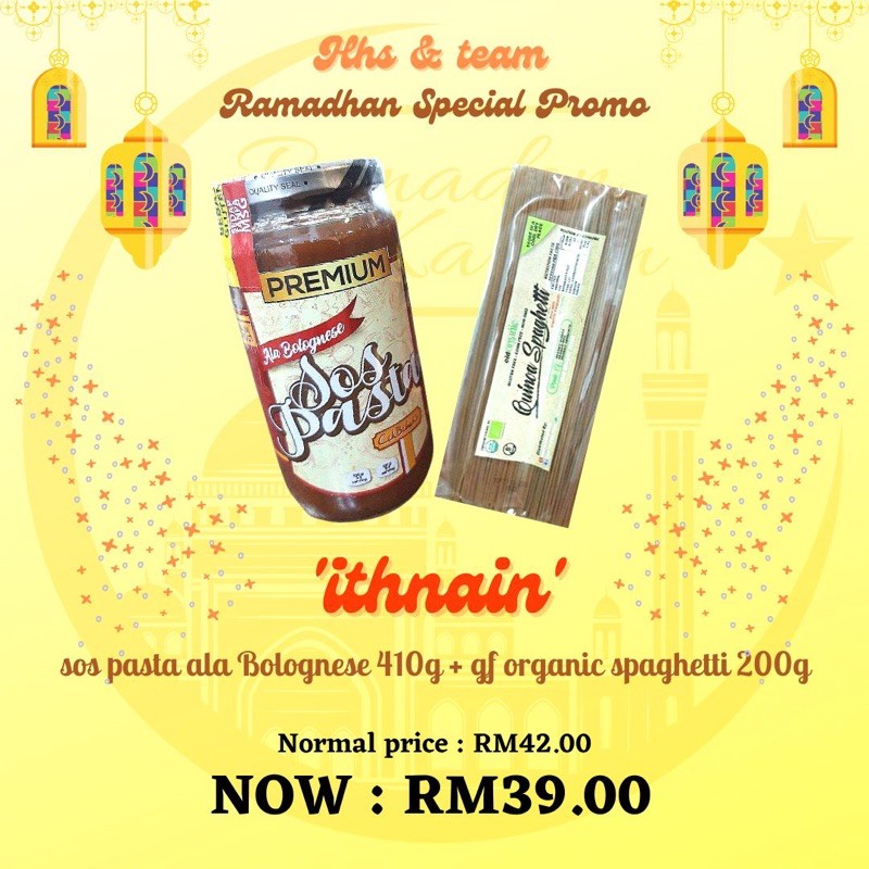SPECIAL COMBO - SOS PASTA PREMIUM ALA BOLOGNESE 410g & GF ORGANIC ...
