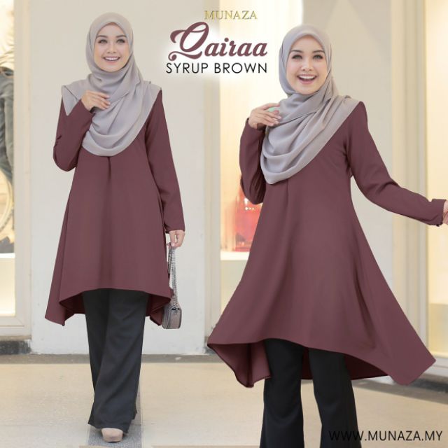 🌸 BLOUSE QAIRAA 🌸 BLOUSE LABUH MUSLIMAH 🌸 BLOUSE MURAH | Shopee Malaysia