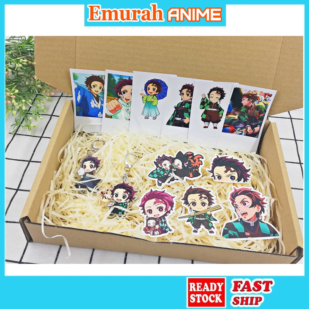 Demon Slayer GIFT BOX Birthday Gift Set Present Hadiah anime manga ...