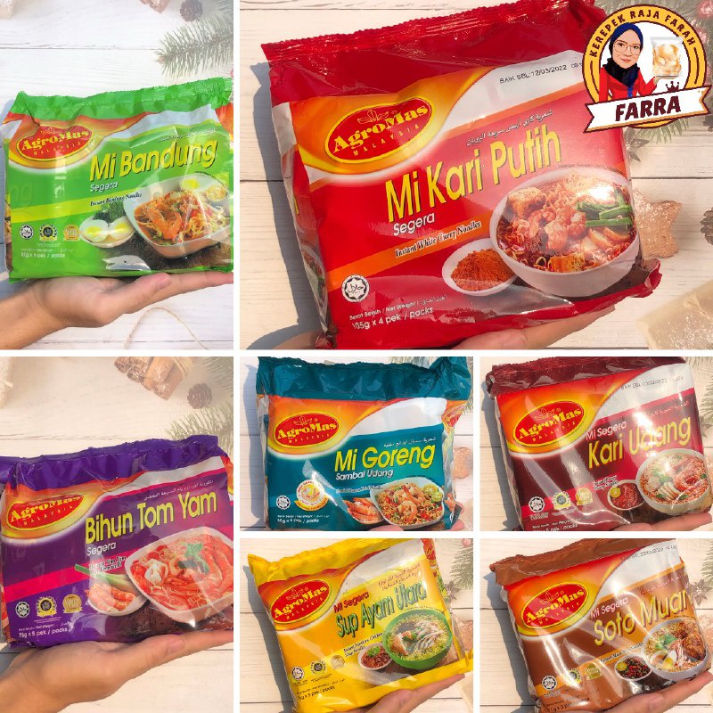 Mi Bandung | Bihun Tomyam | Sup Ayam Utara l Kari Udang l Mi Kari Putih ...