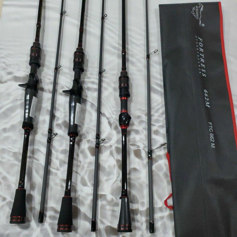 Ashino Fortress 662UL/L/ML/M/MH- Casting & Spinning Rod (made in ...
