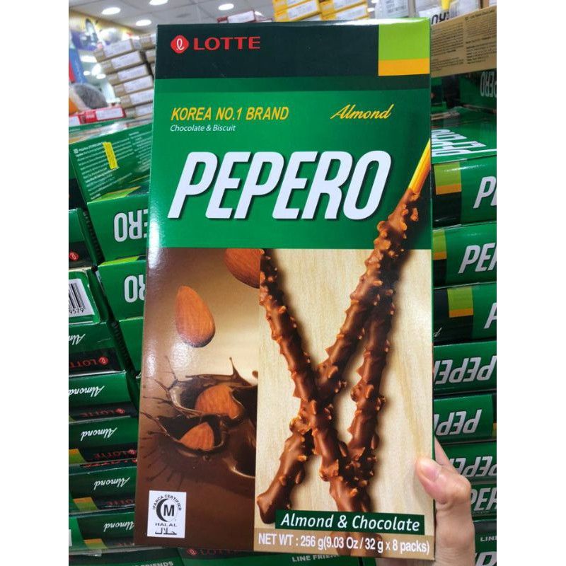 NEW PEPERO ALMOND 32G x 8 ready stock | Shopee Malaysia