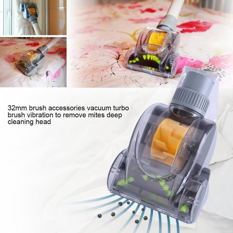32mm power turbo brush for bed cleaning (for vacuum) | Shopee Malaysia