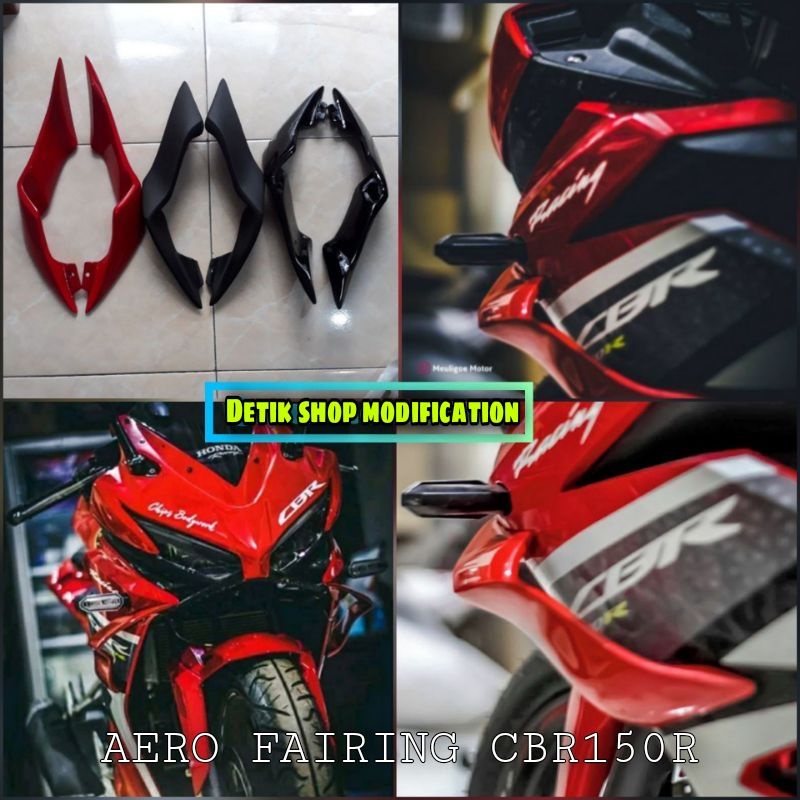 AERO FAIRING CBR150R FACELIFT CBR150R K45N CBR150R K45G AERO GP WINGLET ...