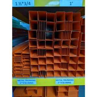 METAL TRUNKING 1X2, 2X2, 2X3, 2X4, 3X4 ORANGE, GREEN, RED, WHITE 0.4MM ...