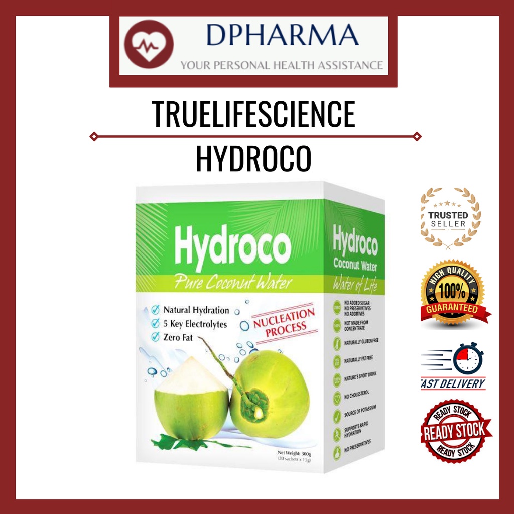 HYDROCO PURE COCONUT WATER (EXP: FEB 2024) | HYDRATION & ELECTROLYTE ...
