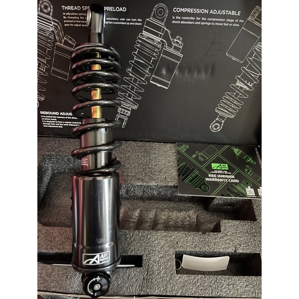 Aji Racing Monoshock With Gas For Honda Vario 330mm Rcb Kyb | Shopee ...