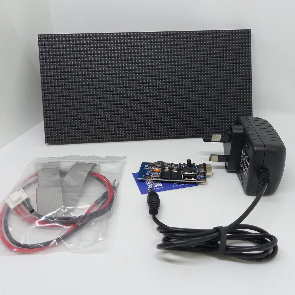 DIY Learning Kit RGB Dot Matrix RGB Full Color LED Module Board HUB75 ...