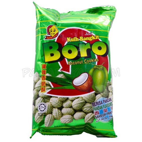 Boro Kuih Bangkit Coconut Cookies Pandan Flavoured 90g | Shopee Malaysia
