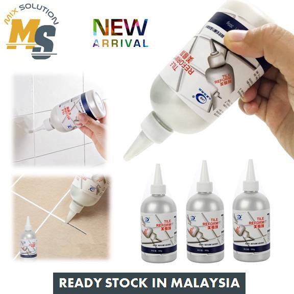 ORIGINAL Tile Reform Gap Waterproof 280ml Glue Filling Tiles Anti-mold ...